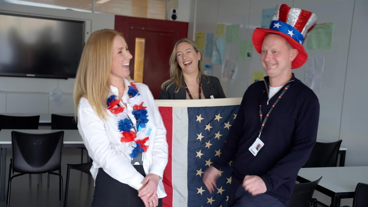 Velkommen til amerikansk valgvake på Tangen - Tangen videregående skole